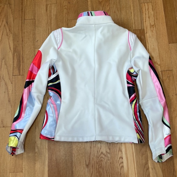 Emilio Pucci | Jackets & Coats | Pucci Rossignol Ski Jacket White Pink ...